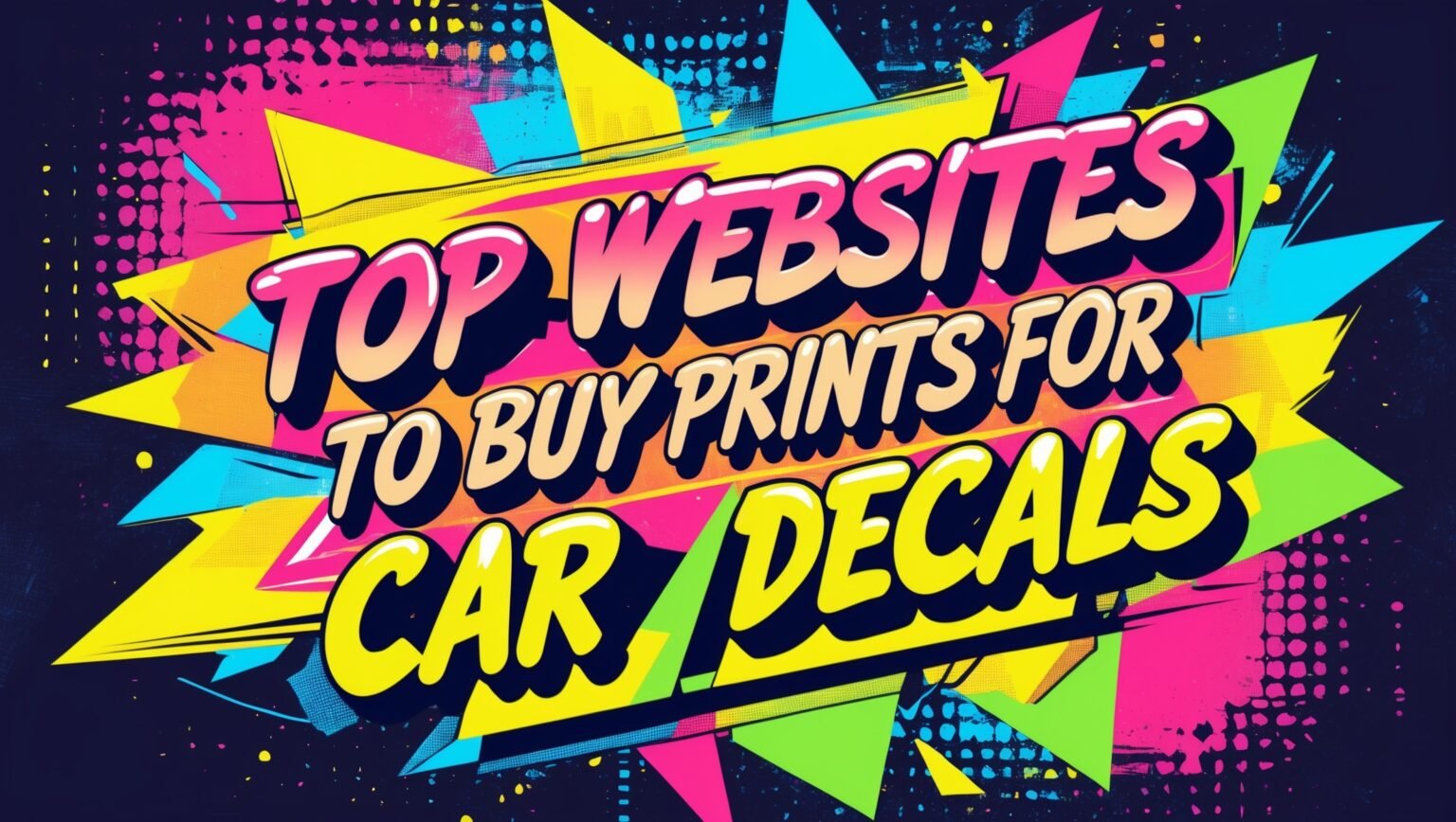 Prints for Car Decals: 5 Best Websites for Custom Designs